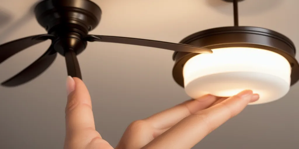 How to change light bulb in ceiling fan? - Lasting Lights