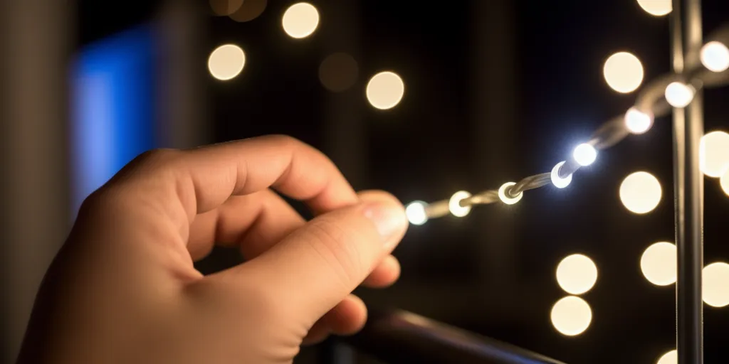 How to hang string lights on metal deck railing? - Lasting Lights