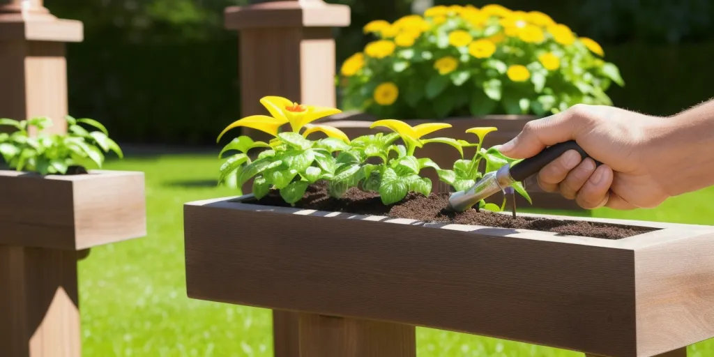 How to make planter posts for string lights? - Lasting Lights